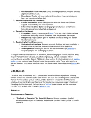 The Significance of the Locust Army in Revelation 9 | PDF