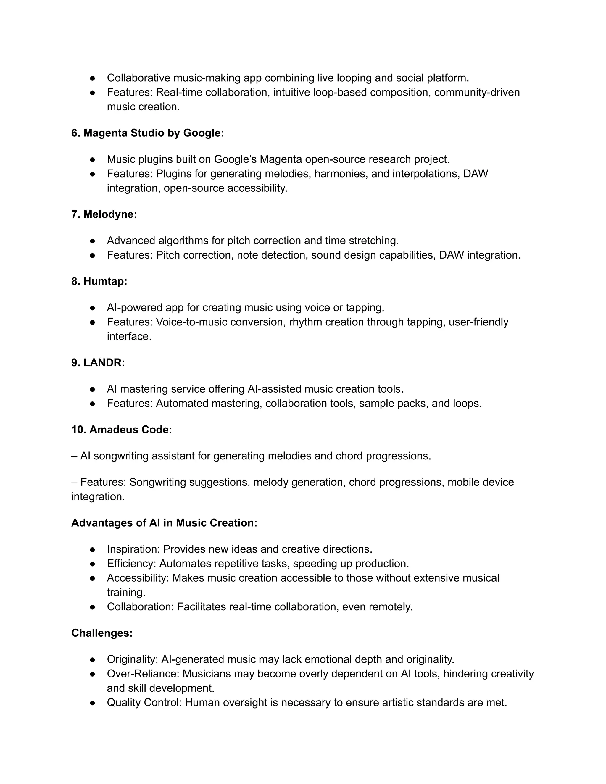 AI and the Music Industry: Enhancing Creativity and Efficiency | PDF ...