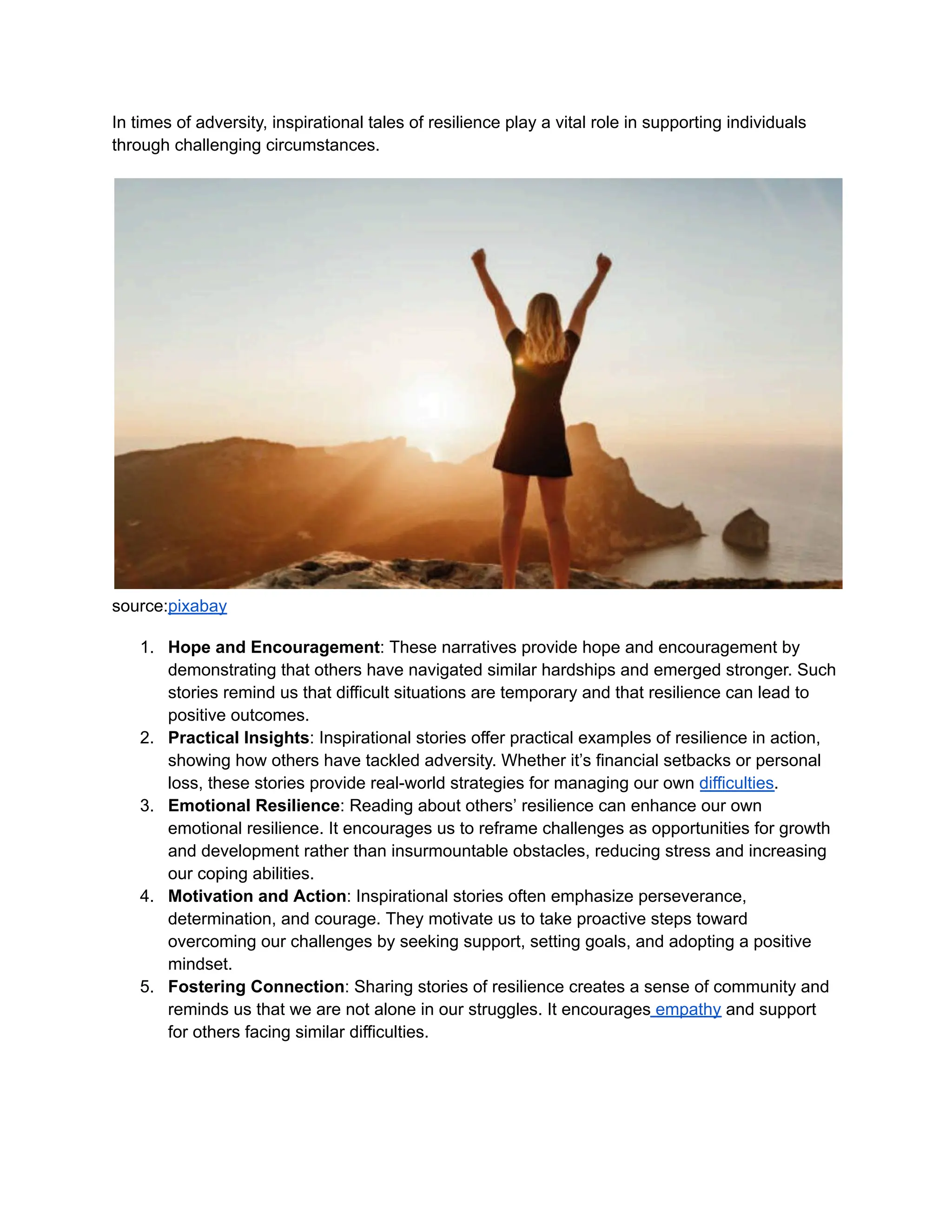 Unbreakable Spirit: Inspirational Journeys Through Tough Times | PDF