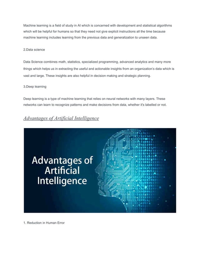 The unstoppable force of Artificial Intelligence | PDF