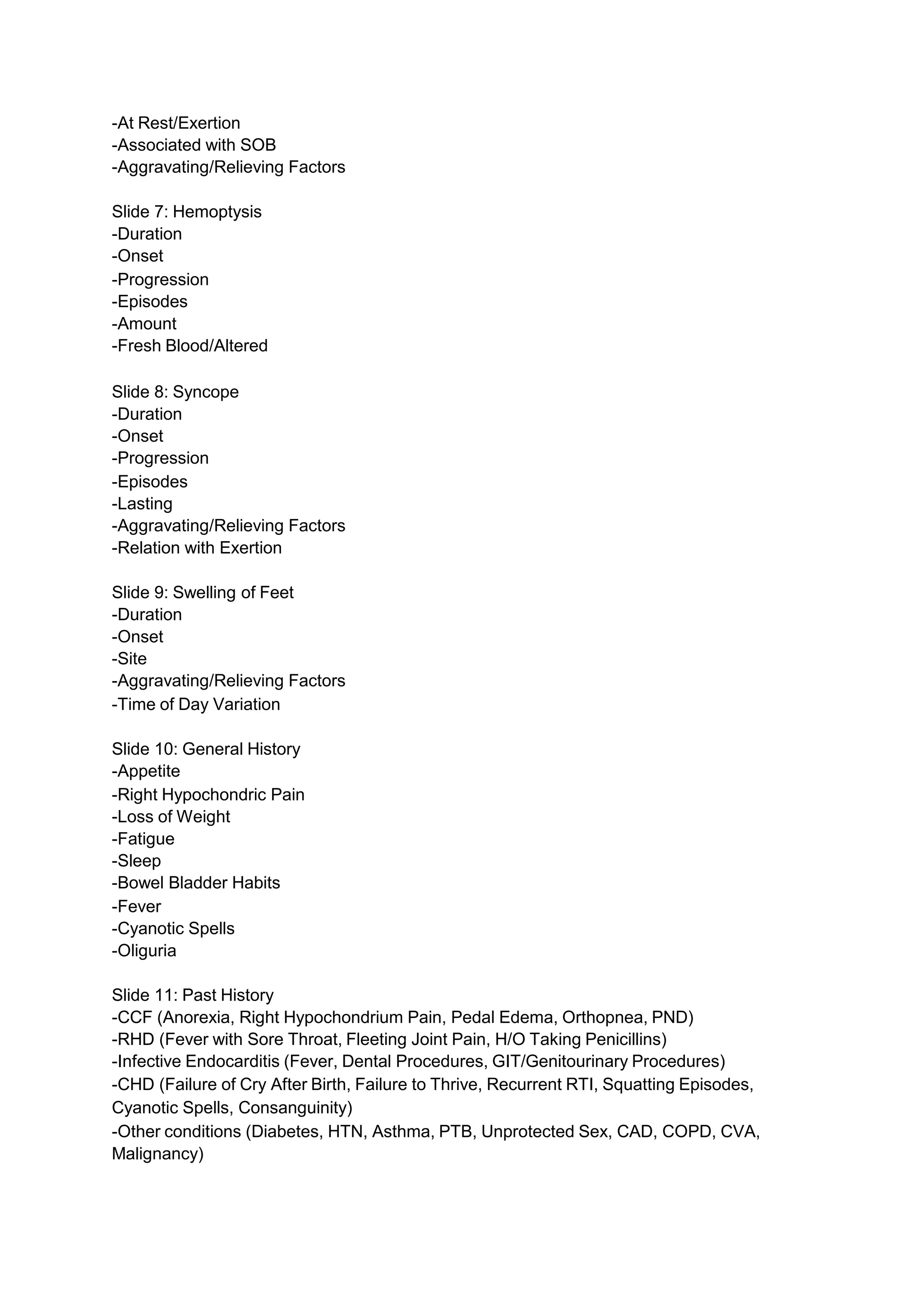 Cardiovascular system examination proforma.ppt