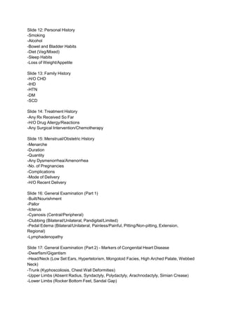 Cardiovascular system examination proforma.ppt