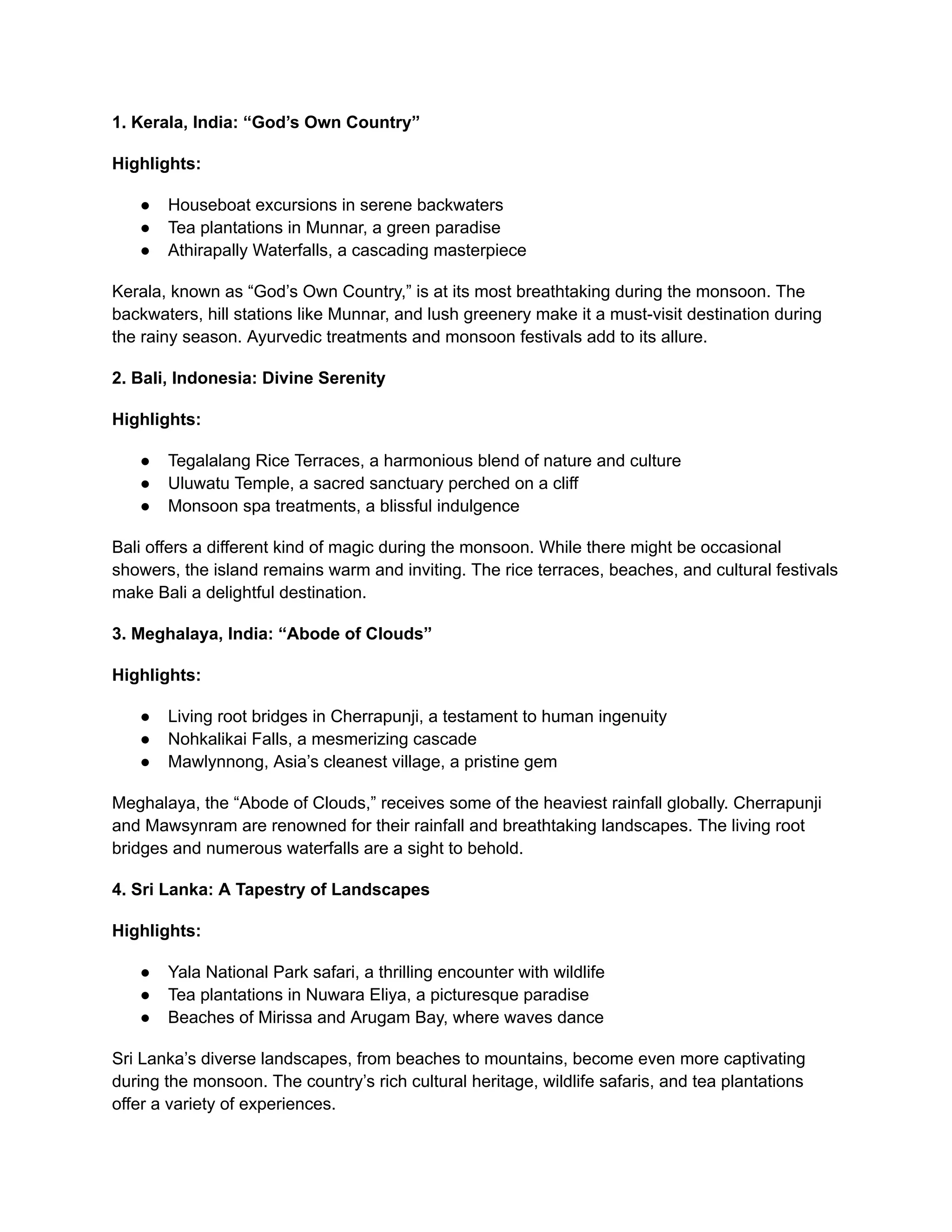 Monsoon Magic: Exploring the Mystique of the Rainy Season | PDF