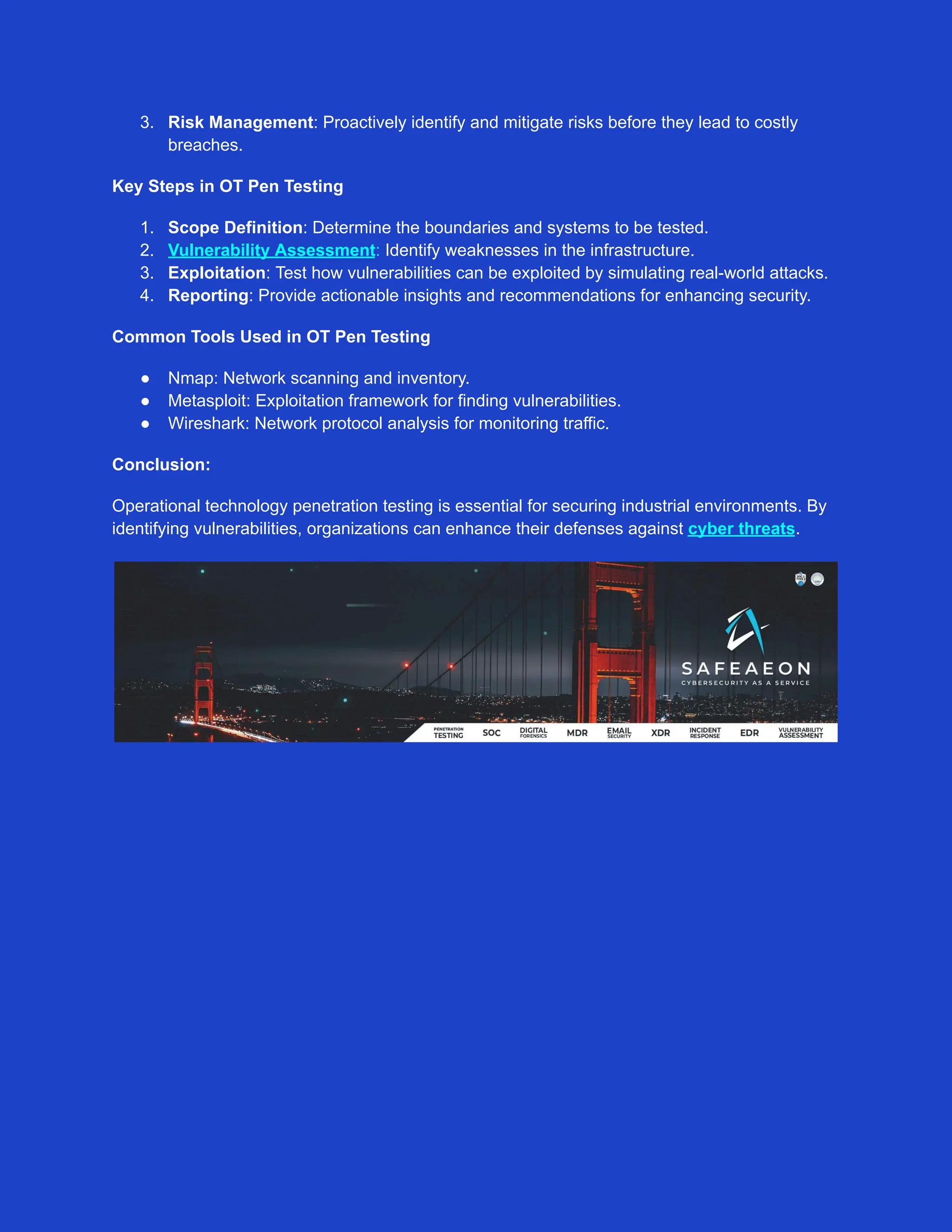 Unlocking Security: A Guide to Operational Technology Penetration ...