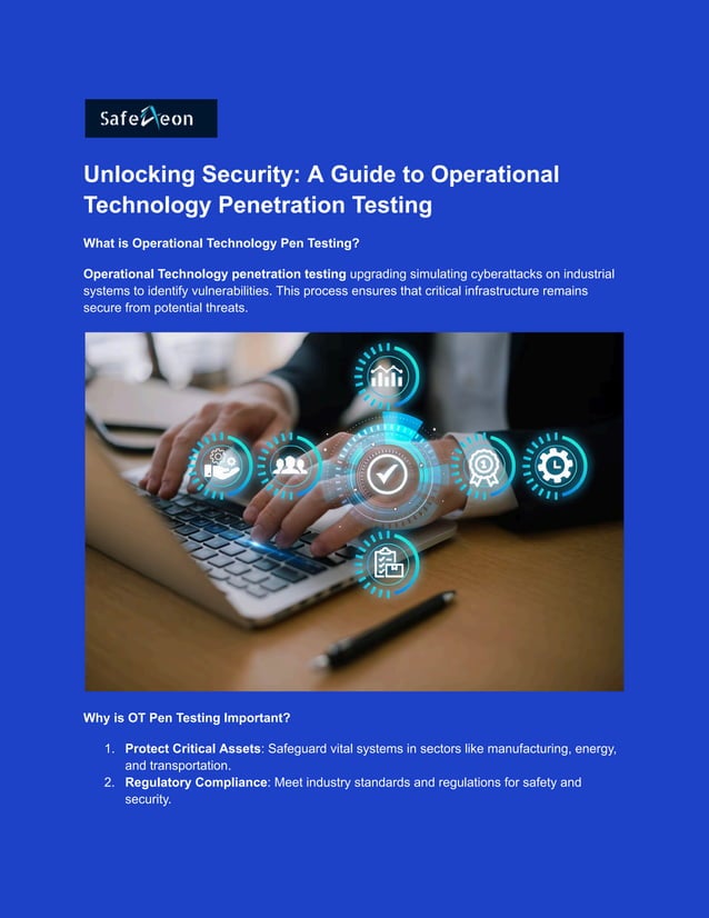 Unlocking Security: A Guide to Operational Technology Penetration ...