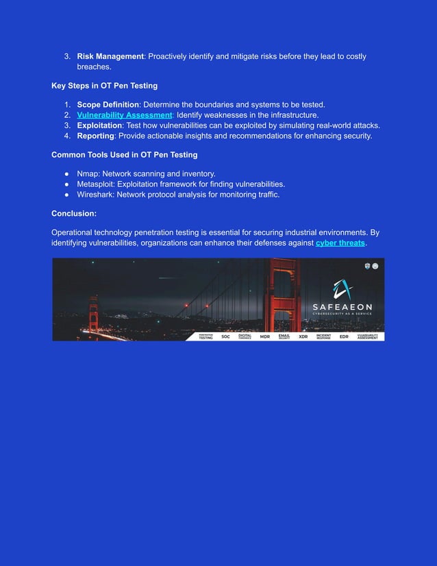 Unlocking Security A Guide To Operational Technology Penetration Testing Pdf