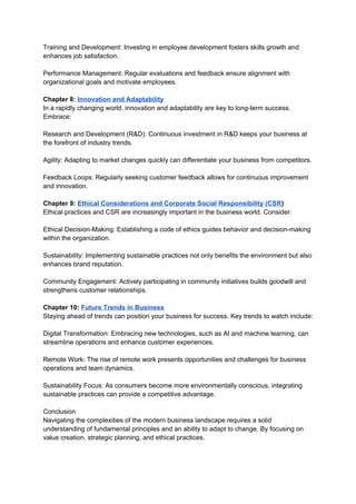 Foundations of Modern Business: in today | PDF