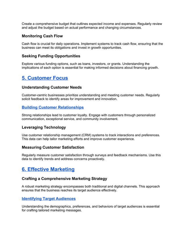 Essentials for Business Success: A Comprehensive Guide | PDF