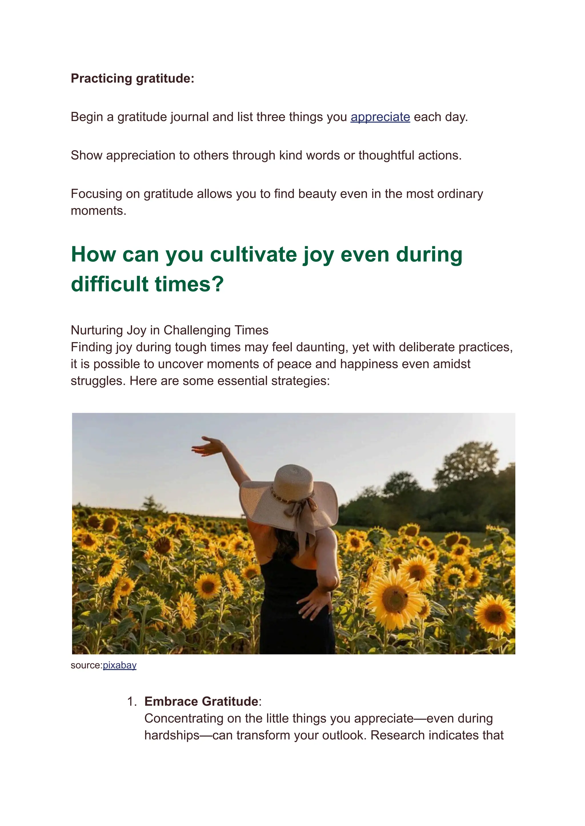 4 Ways to Find Joy in Everyday Moments.. | PDF | Wellness | Healthy Living