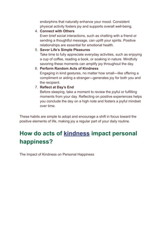 4 Ways to Find Joy in Everyday Moments.. | PDF
