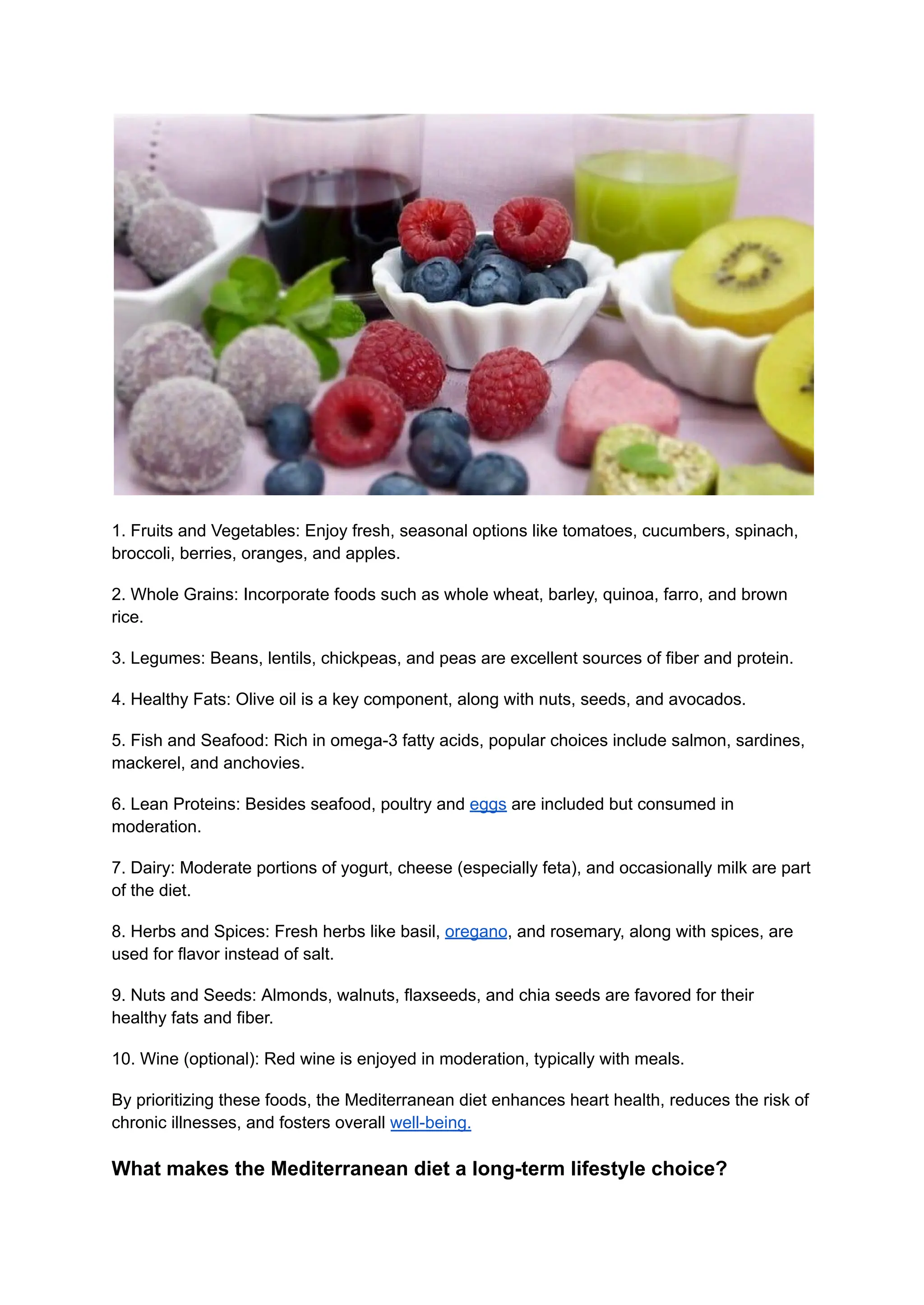 10 Mediterranean Diet Benefits That Will Transform Your Lifestyle | PDF