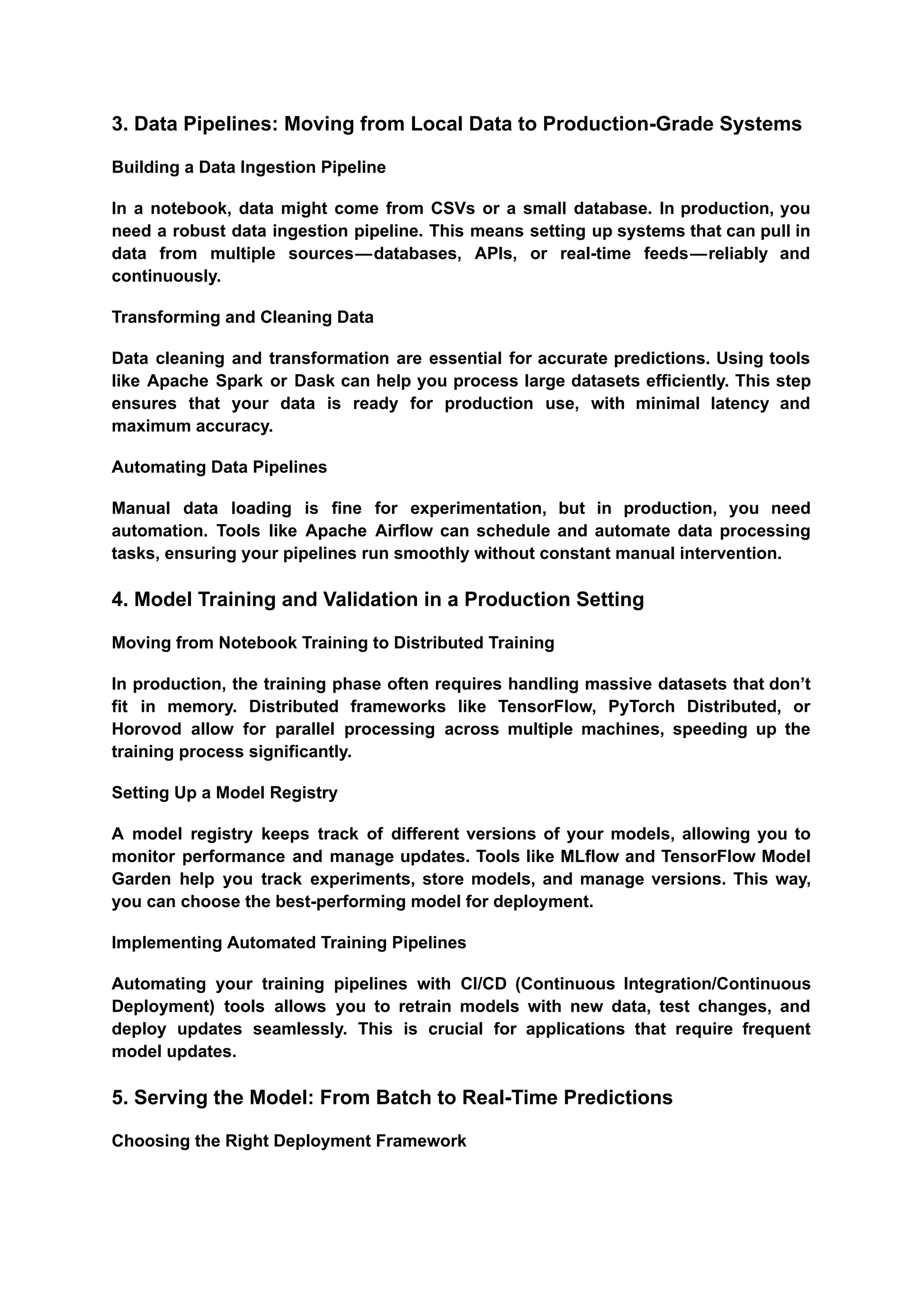 Zero to Production: Building AI Systems That Actually Scale Beyond the Notebook | PDF | Cloud ...