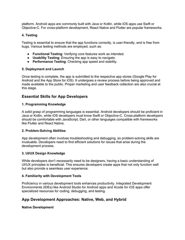 Essential Guide to Modern App Development | PDF