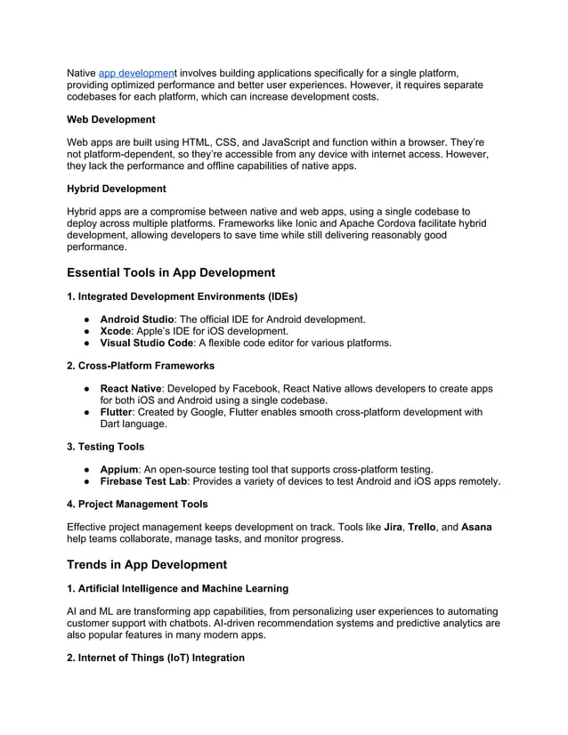 Essential Guide to Modern App Development | PDF