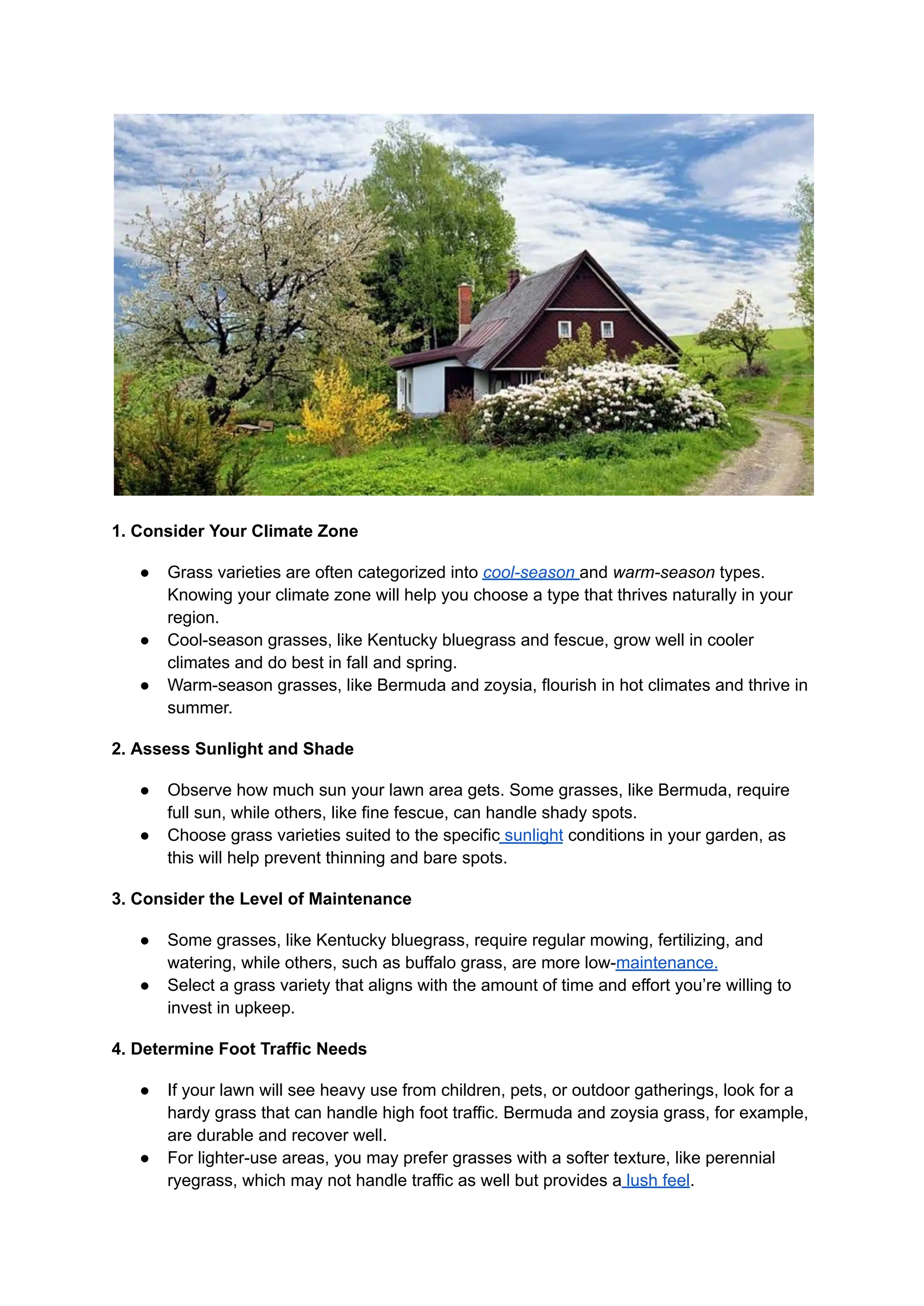 10 Quick Tips for Healthy Grass in Your Garden | PDF