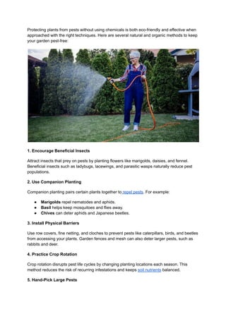 11 Quick Tips to Deter Pests and Protect Your Garden | PDF