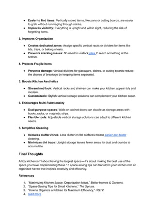 15 Space-Saving Tips for a Tidy Kitchen 21/11/2024 by Kristan Vihaan | PDF