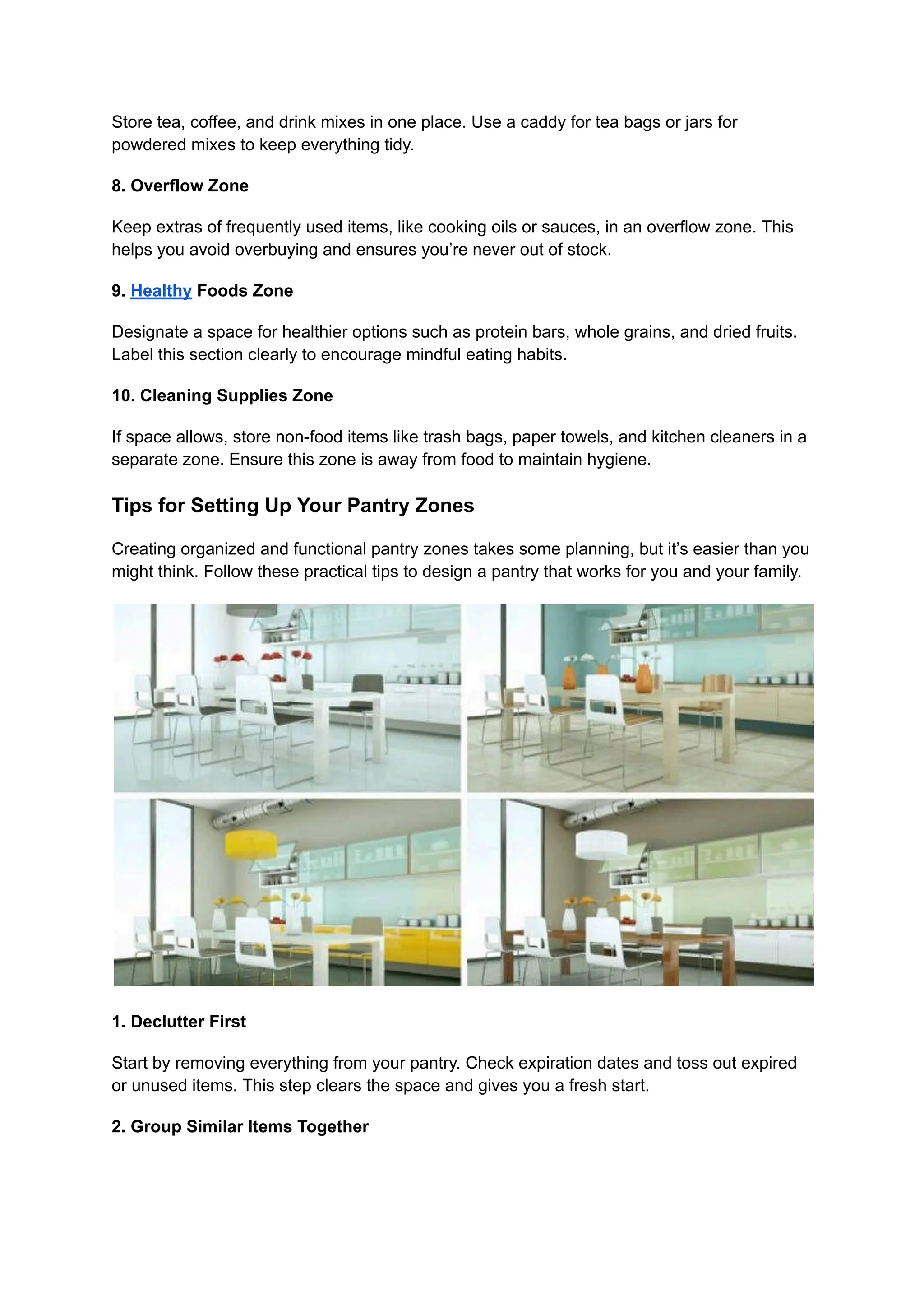 10 Practical Pantry Zones Every Home Needs | PDF
