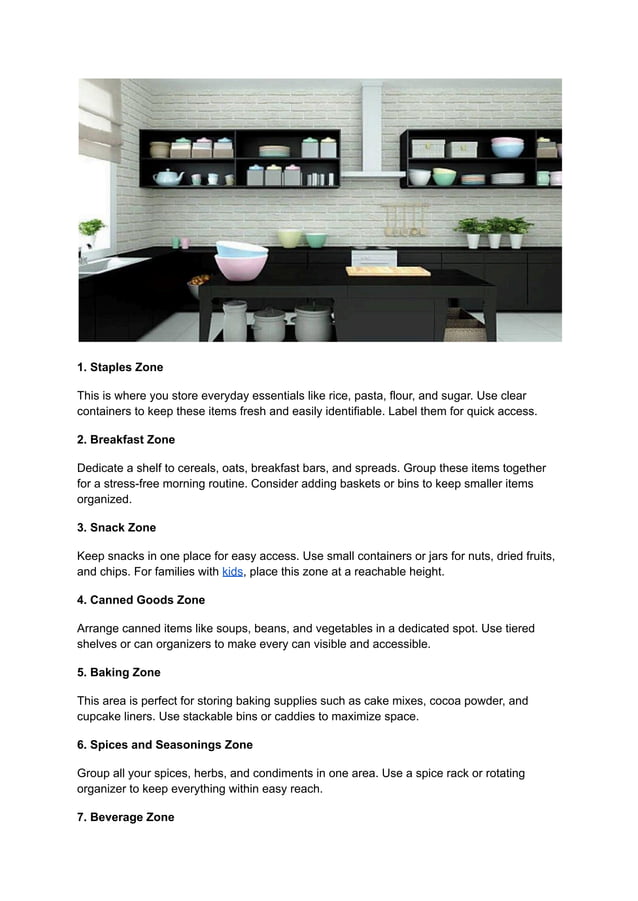 10 Practical Pantry Zones Every Home Needs | PDF