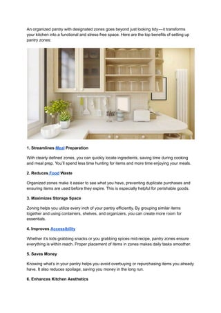 10 Practical Pantry Zones Every Home Needs | PDF