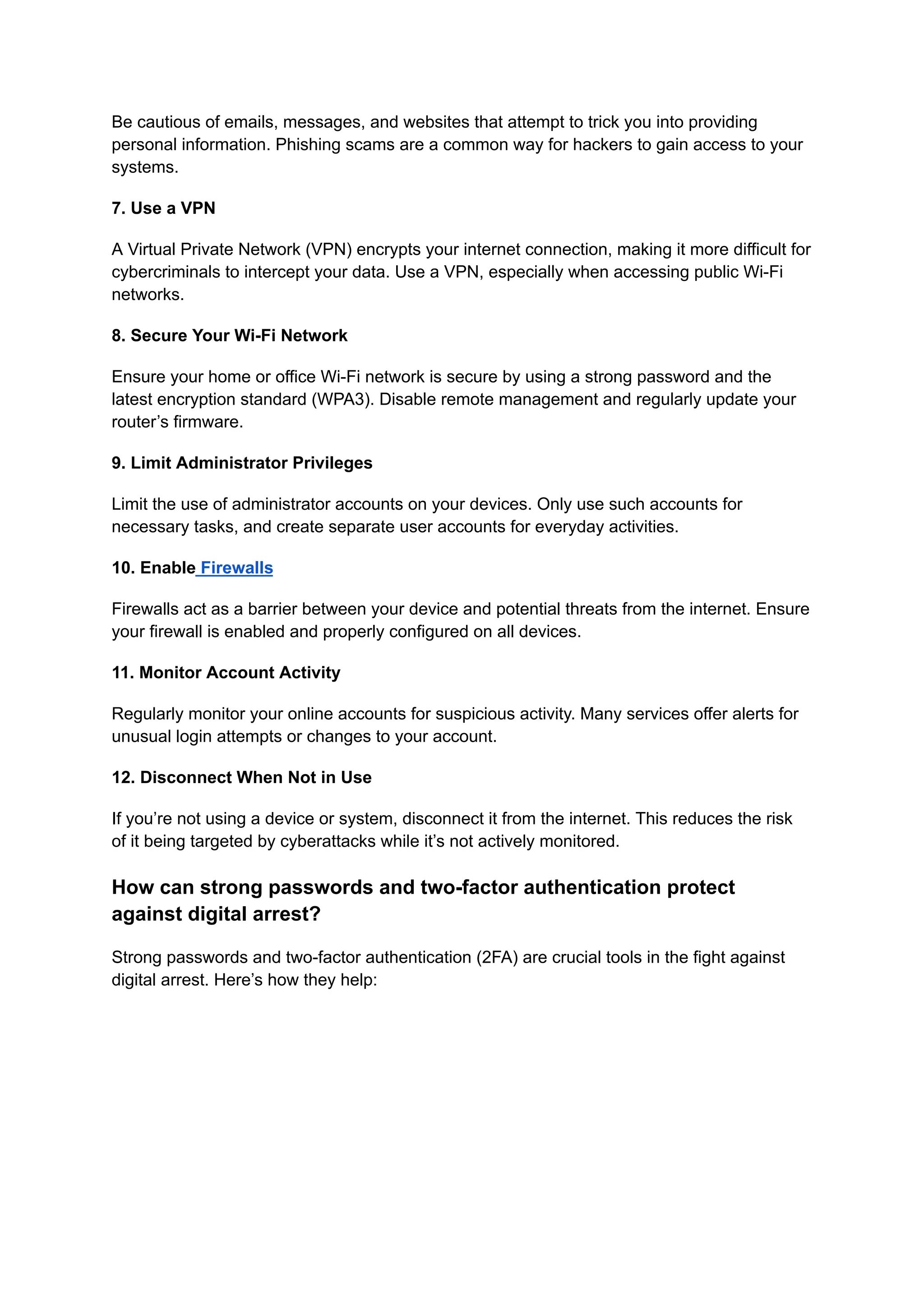 12 Crucial Steps to Prevent Digital Arrest | PDF