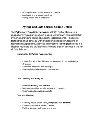 ipcs global kannur education center the best education centerr | PDF