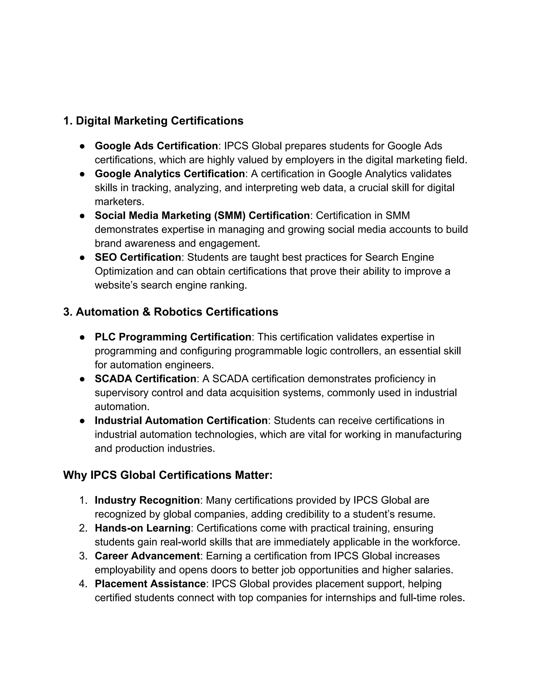 ipcs global kannur ,digital marketing ,automation,python | PDF