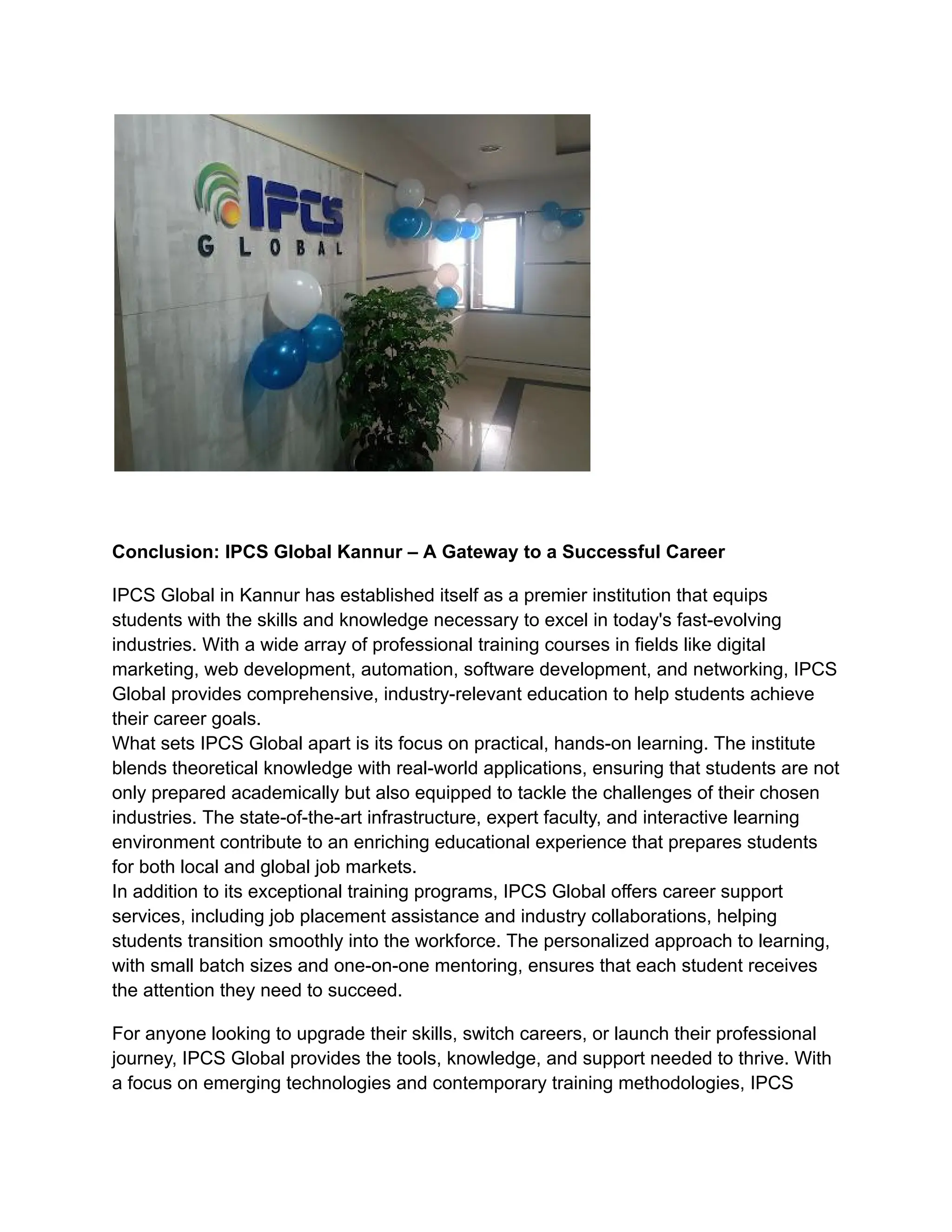 ipcs global kannur ,digital marketing ,automation,python | PDF