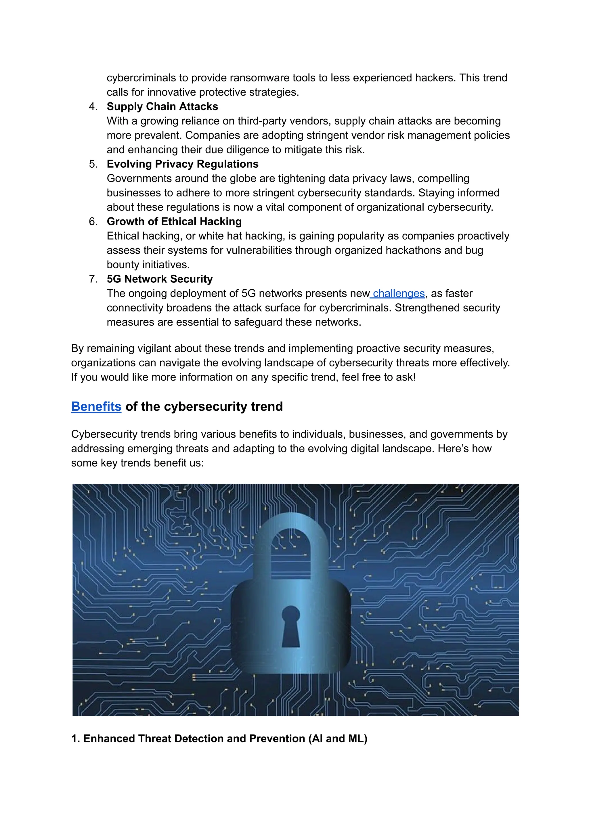 The Top 8 Cybersecurity Trends You Need to Know in 2024 | PDF