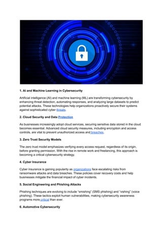 The Top 8 Cybersecurity Trends You Need to Know in 2024 | PDF