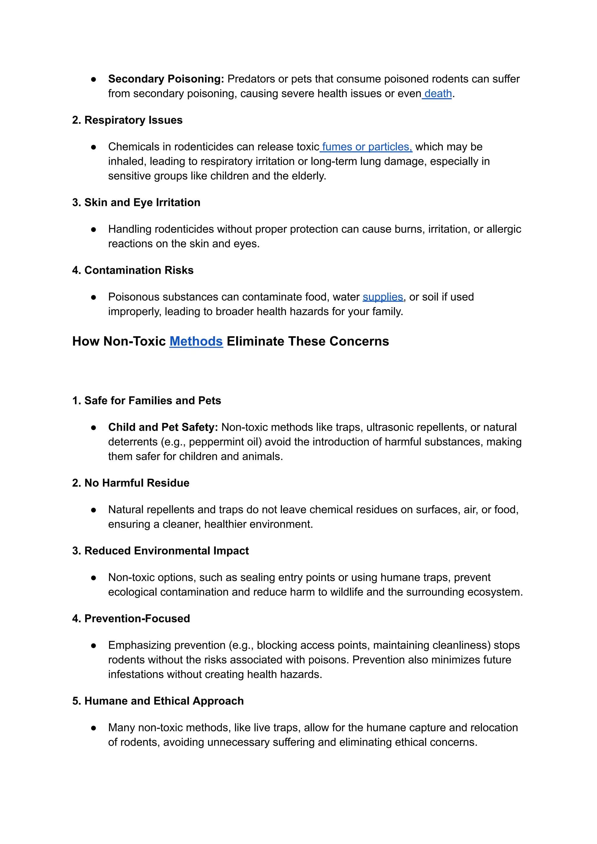 Top 7 Benefits of Using Non-Toxic Rodent Control | PDF Top 7 Benefits of Using Non-Toxic Rodent Control | PDF
