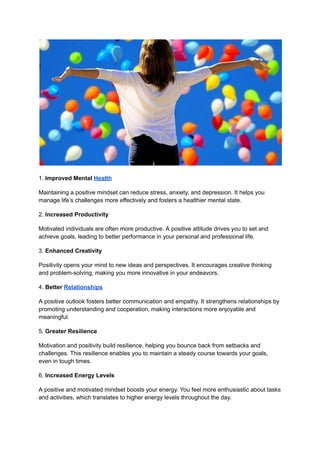 12 Surprising Effects of Positivity and Motivation on Your Daily ...