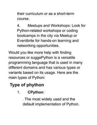python training in chandigarh | PDF
