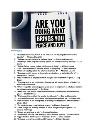 20 Inspirational Quotes to Keep You Motivated Every Day | PDF