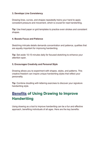 5 Ways Drawing and Sketching Can Improve Your Handwriting Skills | PDF
