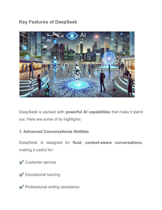 DeepSeek AI Review: The AI Chatbot Shaping the Future of Conversational AI | PDF