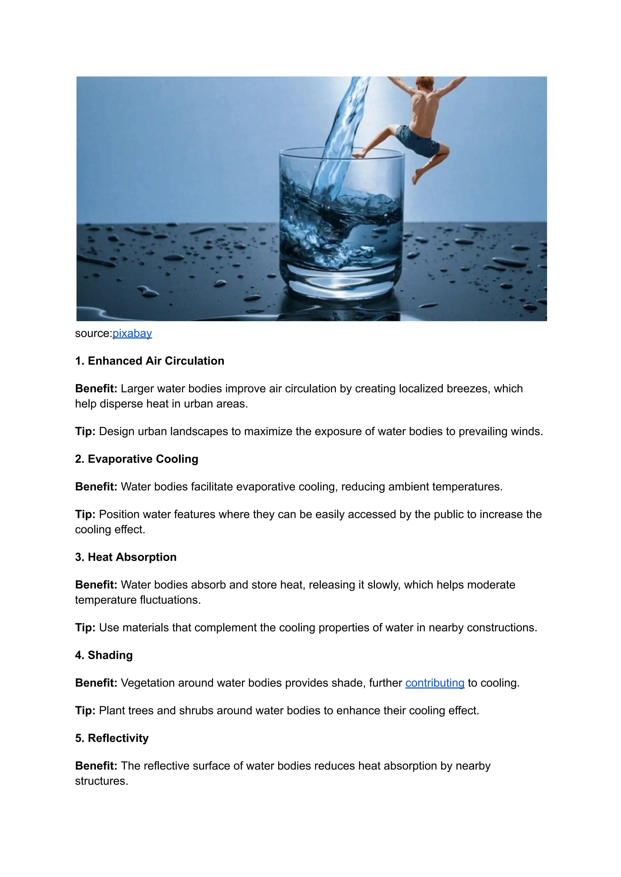 11 Ways Larger Water Bodies Help Cool Down Urban Environments | PDF
