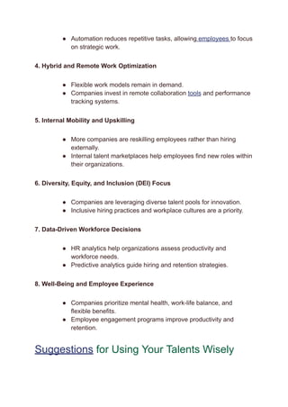 9 Inspiring Examples of Using Talents for Good | PDF