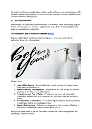 10 Practical Strategies to Let Go of Self-Criticism | PDF