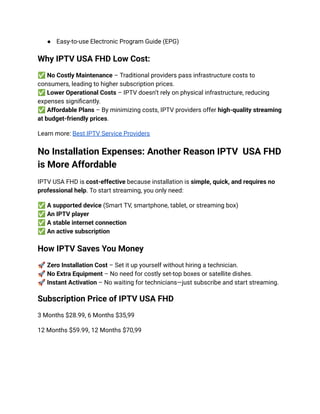 Best IPTV Providers 2025: Plans, Channels & 4k Quality | PDF