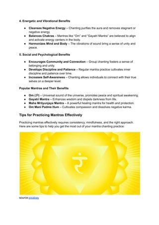 12 Powerful Mantras to Elevate Your Spiritual Journey | PDF