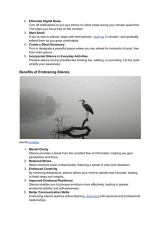 4 Myths About Silence and How It Actually Empowers You | PDF