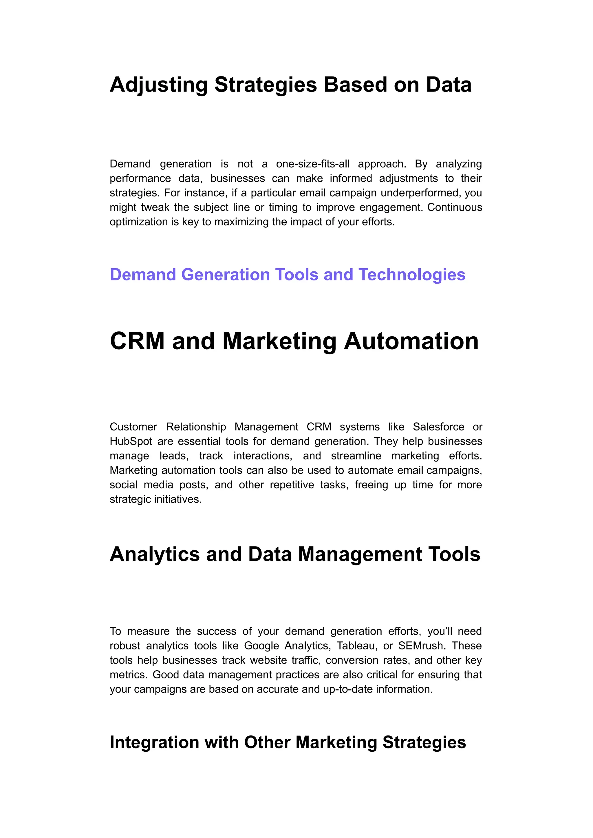What Is Demand Generation and Why Does Your Business Need It? | PDF