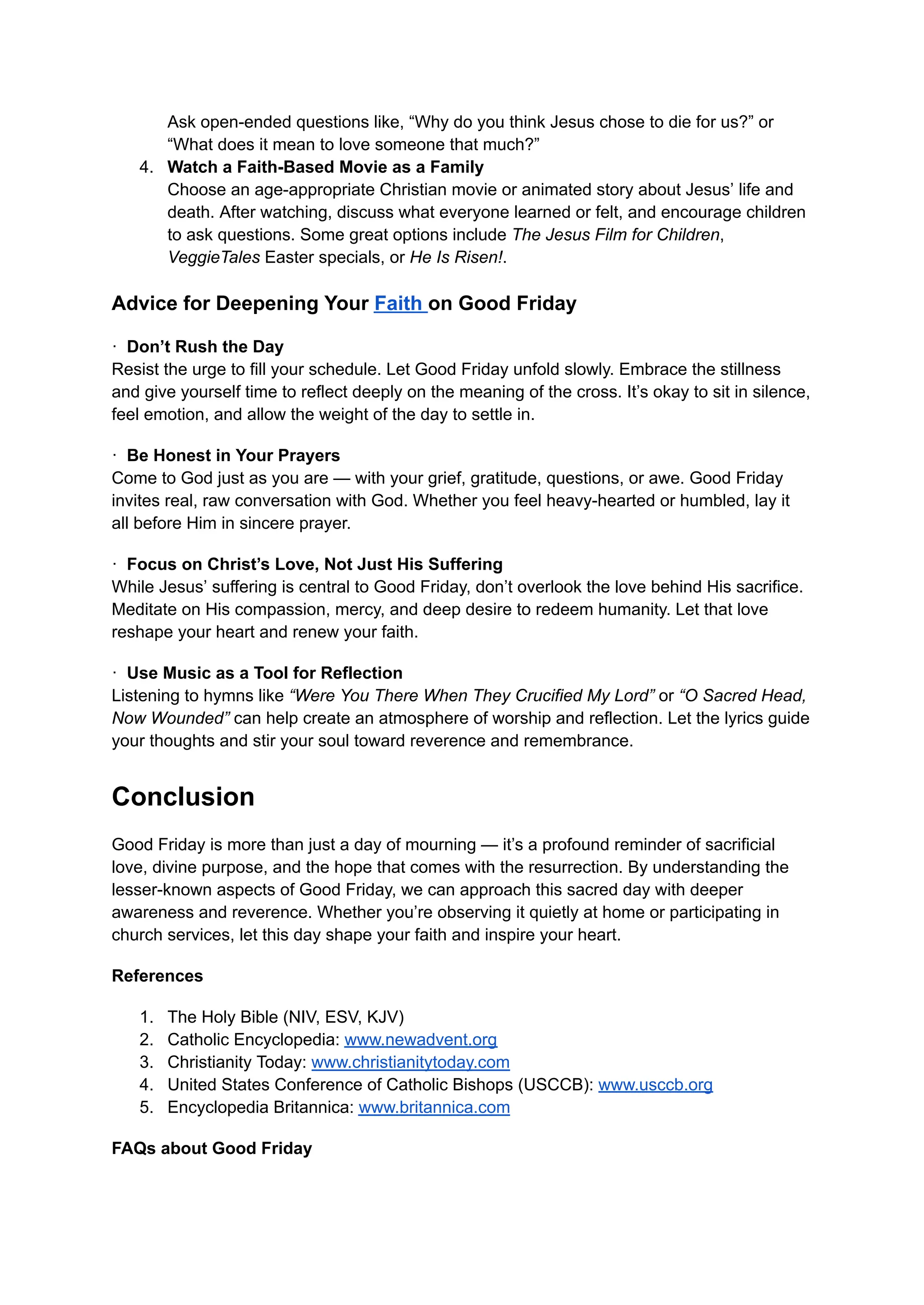 8 Things You Might Not Know About Good Friday | PDF