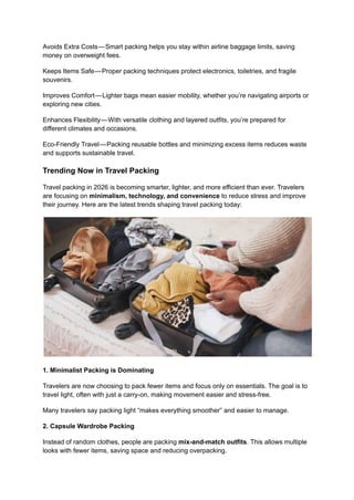 16 Smart Packing Tips for Stress-Free and Efficient Travel | PDF