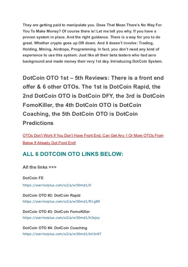 DotCoin | PDF