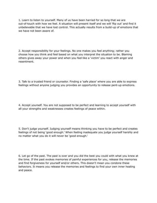 Finding a peace of mind | PDF