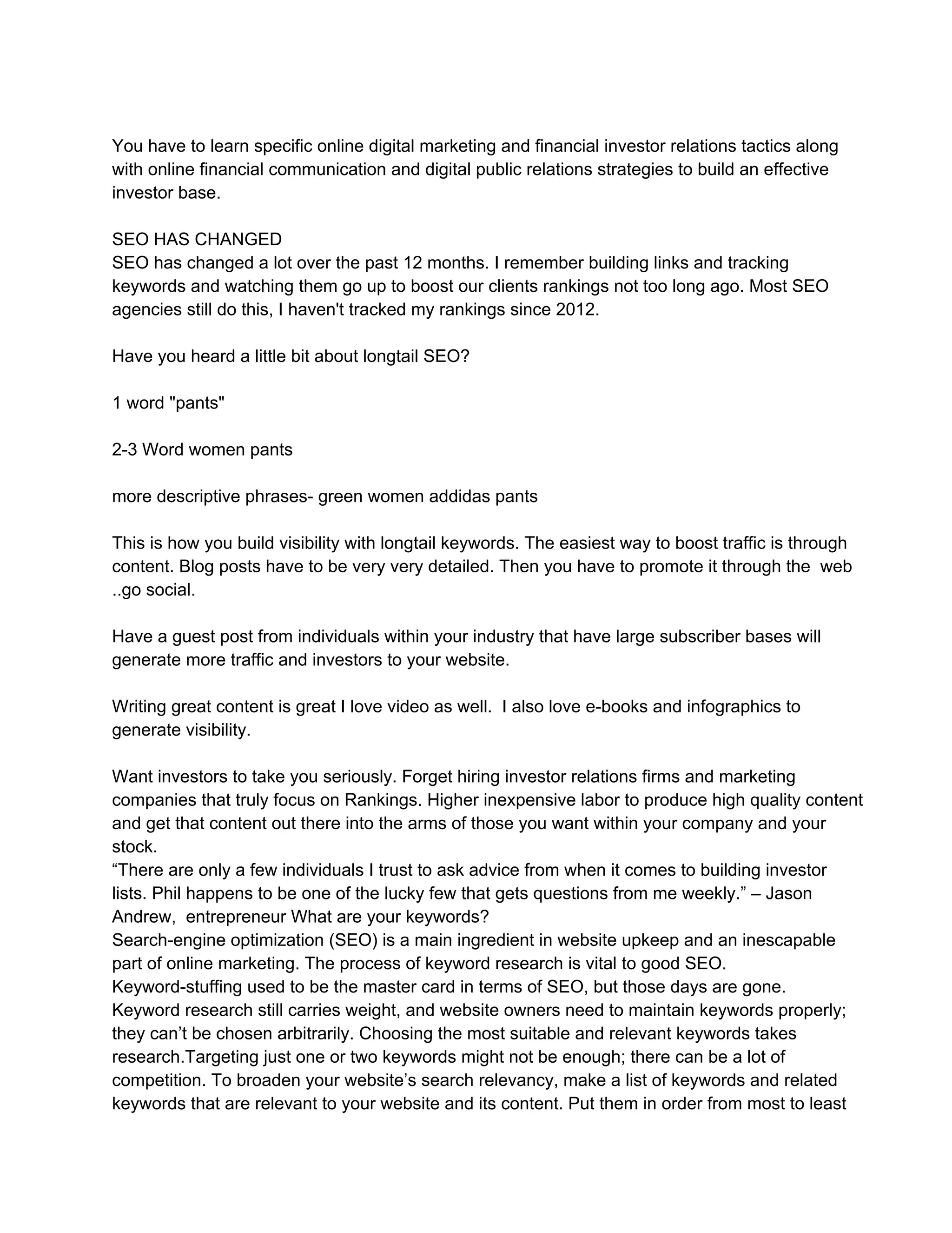 Developing an IR plan | PDF