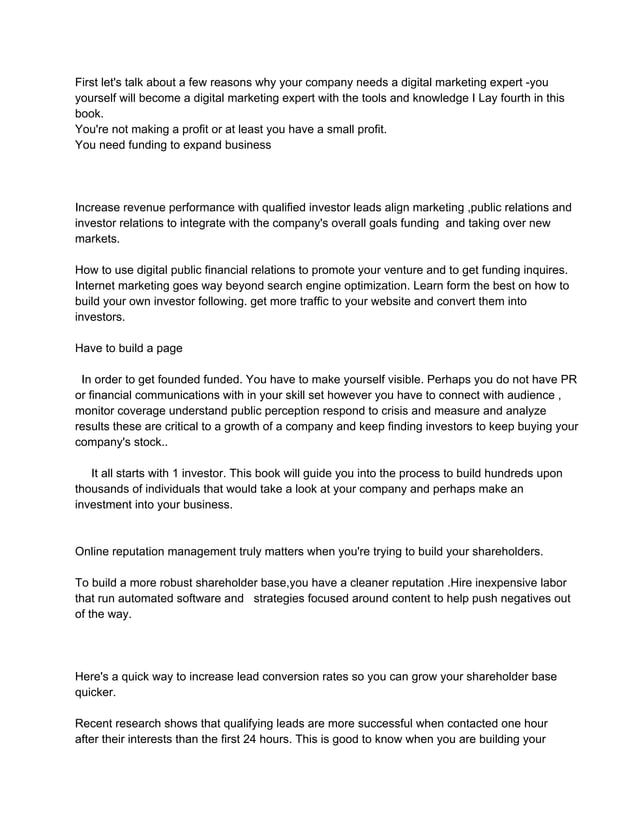 Developing an IR plan | PDF