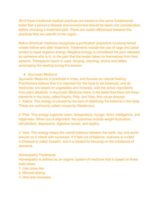 Alternative Medicine: The Ins and Outs of Non-Traditional Healing | PDF ...